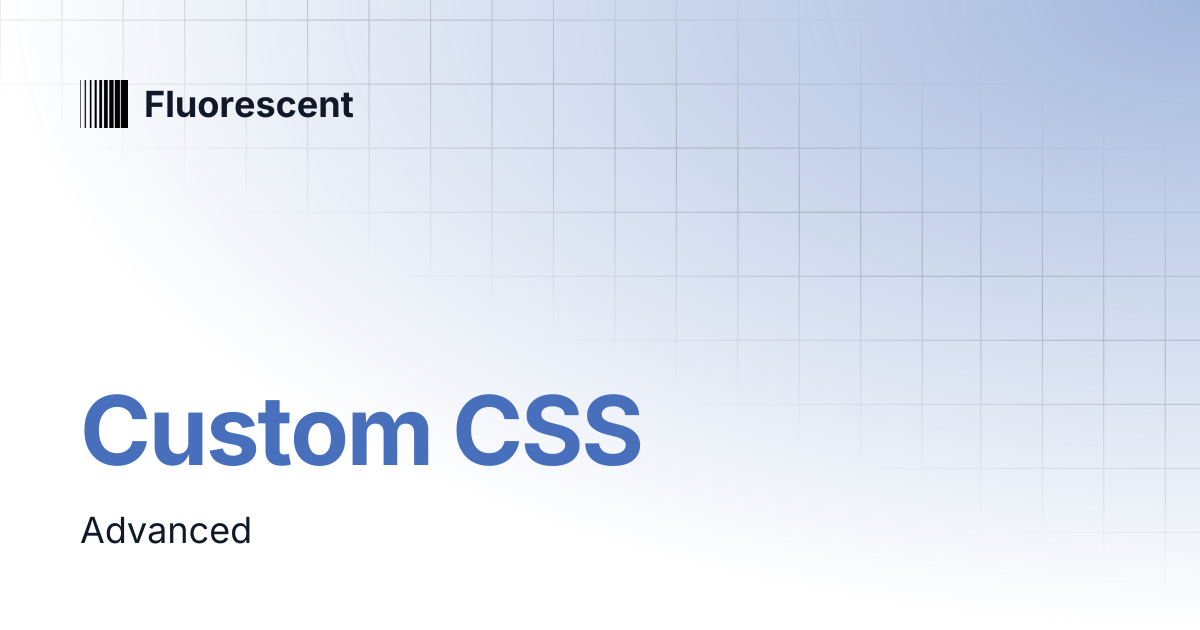 Custom CSS | Stiletto | Fluorescent
